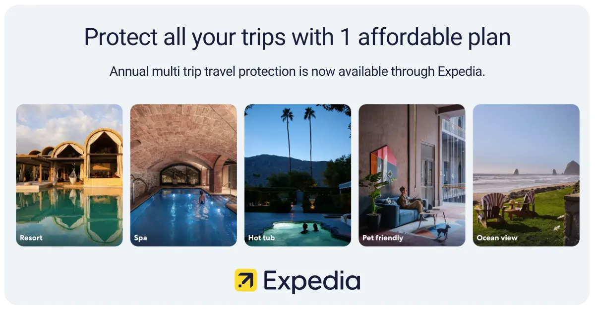Annual Travel Insurance by Expedia | 365 Days of Coverage